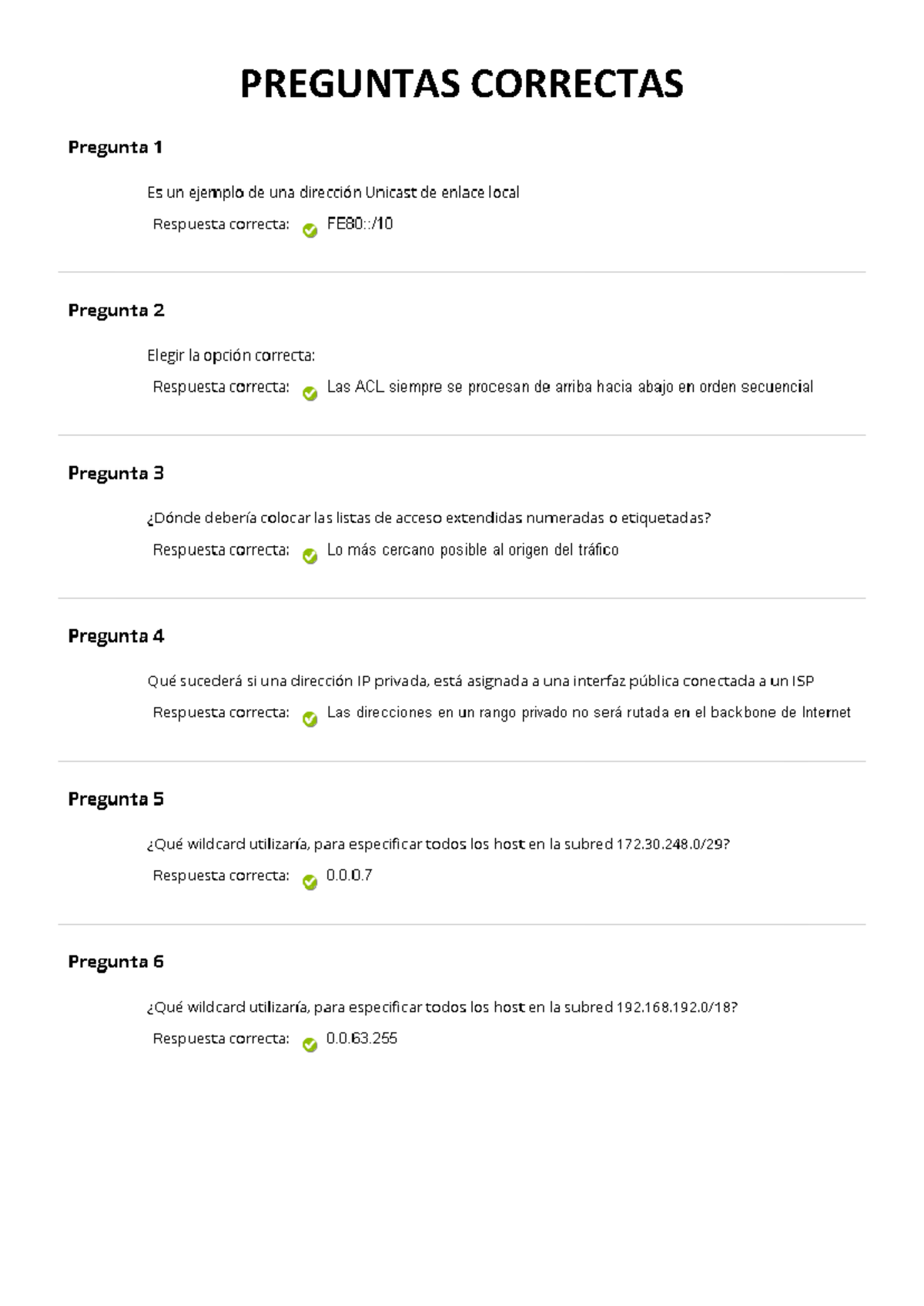 Redes Examen Final Resuelto - Preguntas y Respuestas Clave - Studocu