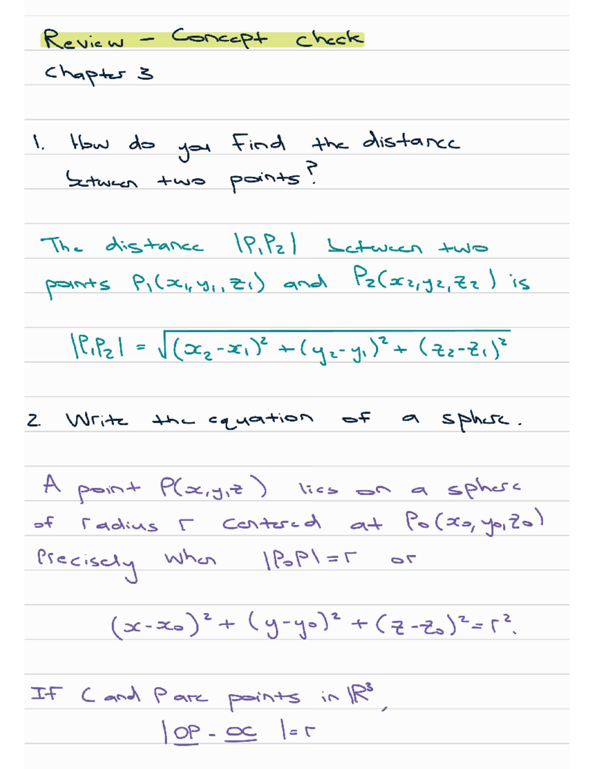 Chapter 3 exam recap updated - MATH1043 - 3.4(c) h 3.4(b) 3. 3.4 (a ...