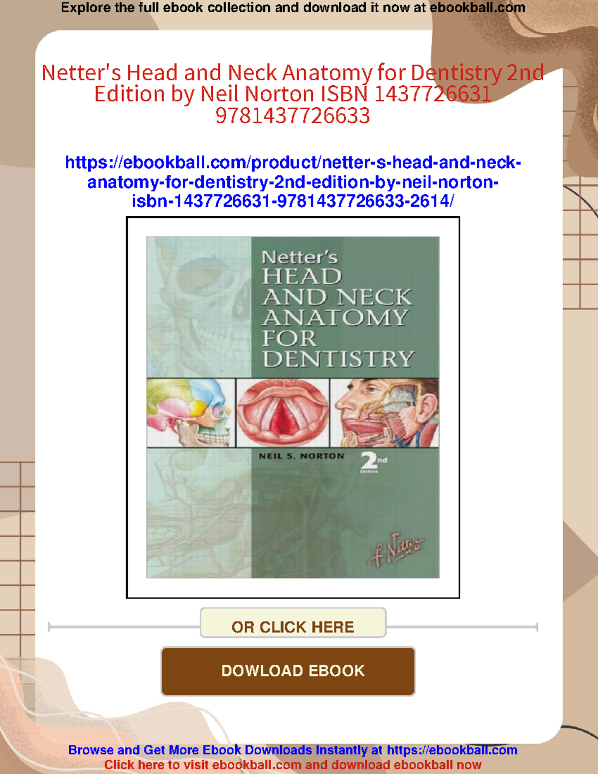 Netter's head and neck anatomy for dentistry 2nd edition notes - Studocu