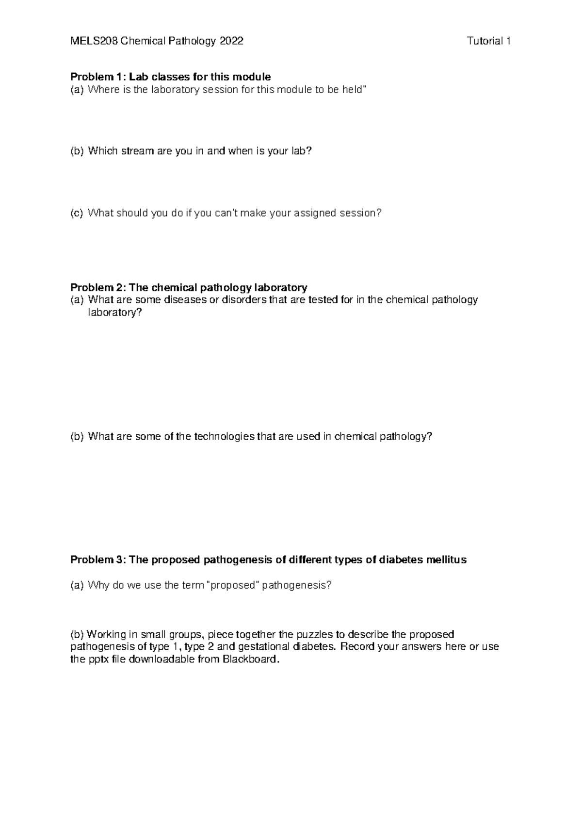 208CP T1 - tutorial notes/answers from the first tutorial - Problem 1 ...