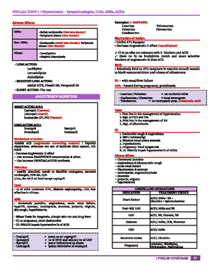 155 - Notes - PCOL322 UNIT 1 I Hypertension Sympathoplegics, CCBs, ARBs ...