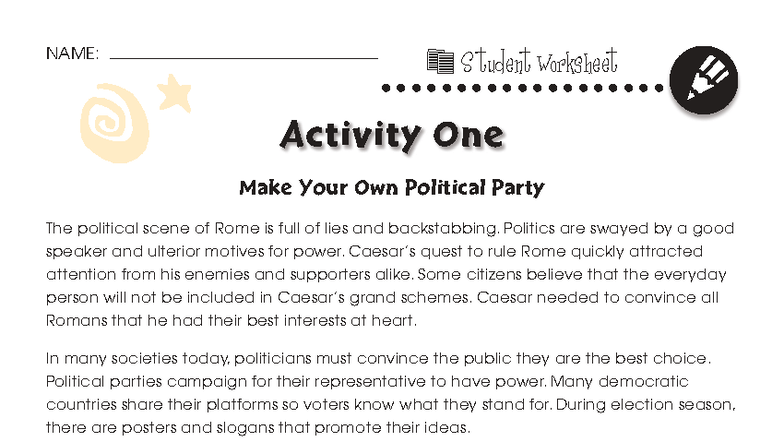 Julius Caesar CC2021: Creative Activities & Worksheets for Gr 9-12 ...