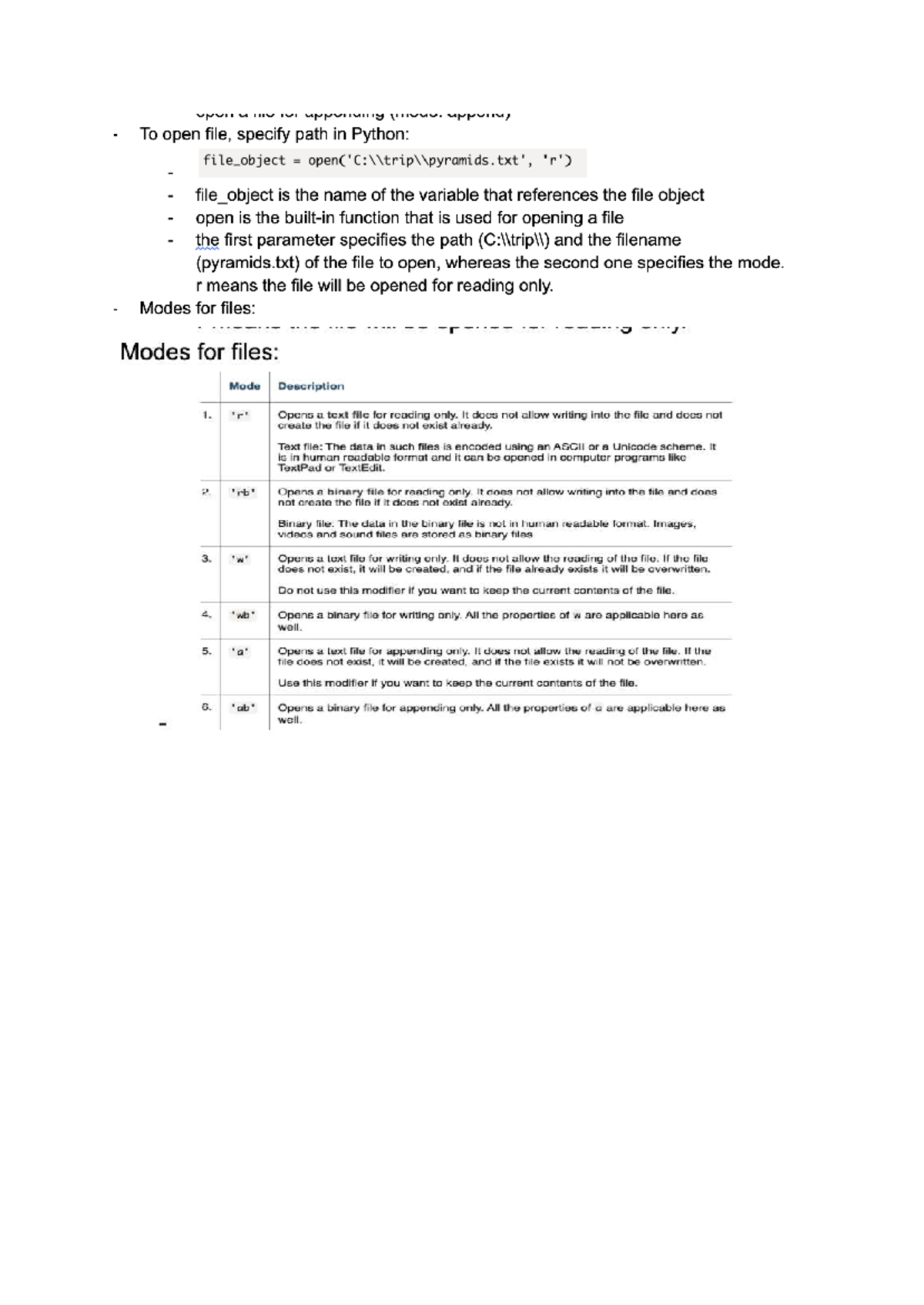 Python file handling modes explained: reading, writing, and appending ...