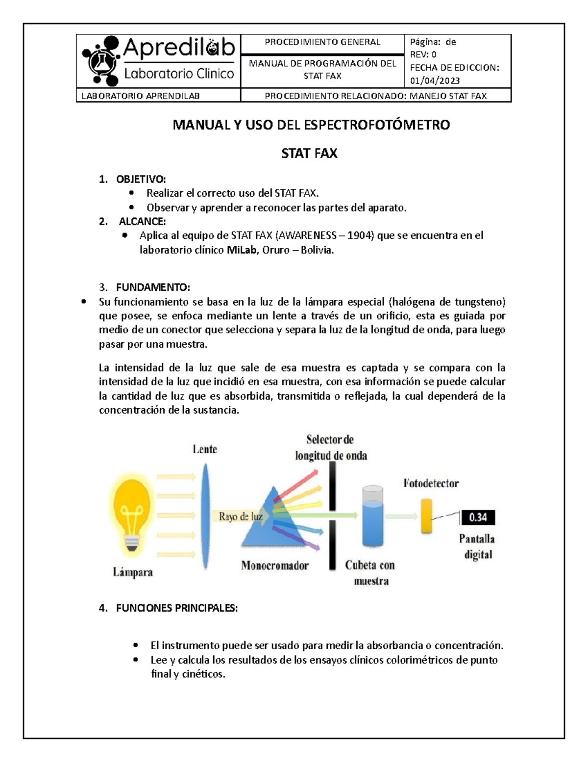 Manual de Uso y Programación del STAT FAX - POE 1904 - Studocu