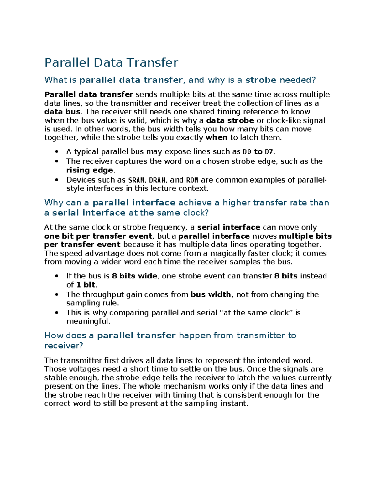 Parallel Data Transfer: Understanding Strobe and Signal Skew in ...
