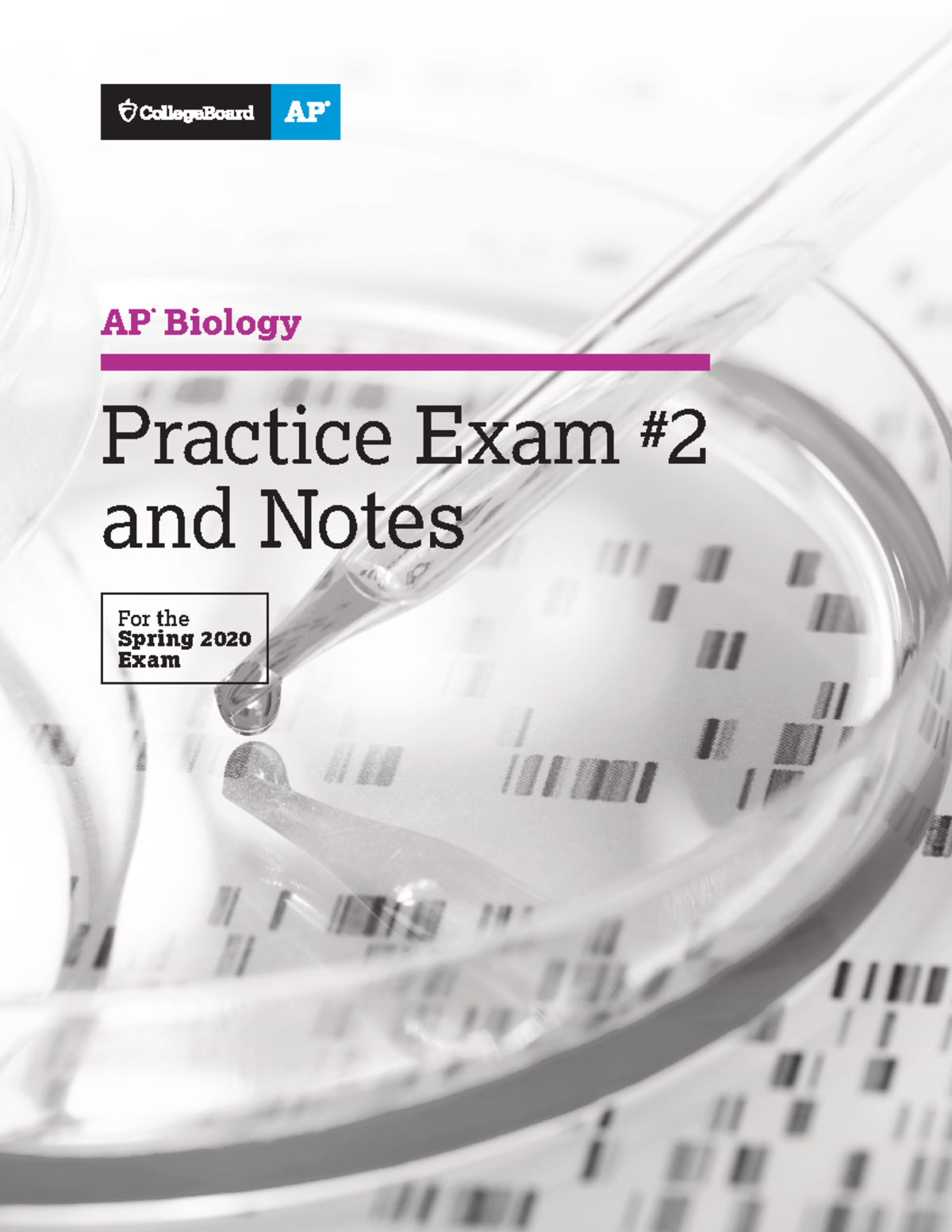 Pdf. AP Bio~ AP Exam 2020 #2 - Practice Exam 2 and Notes AP ® Biology ...
