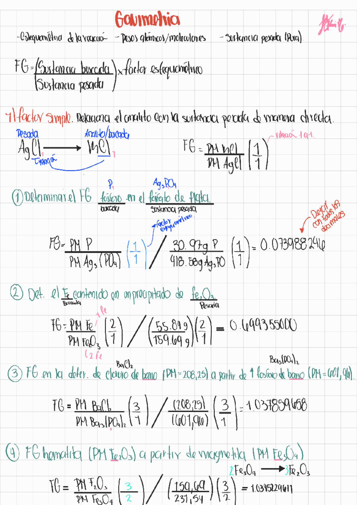 Unidad II: Gravimetría - Fundamentos y Cálculos Esenciales - Studocu