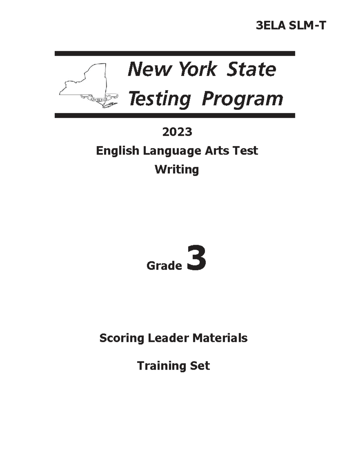 2023 ELA Grade 3 Scoring Leader Materials for My Dadima Wears a Sari ...