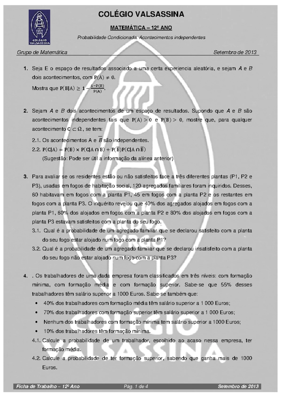 Prova modelo 1 matematica 9 ano - Prova-Modelo Final de Matemática 2022 ...