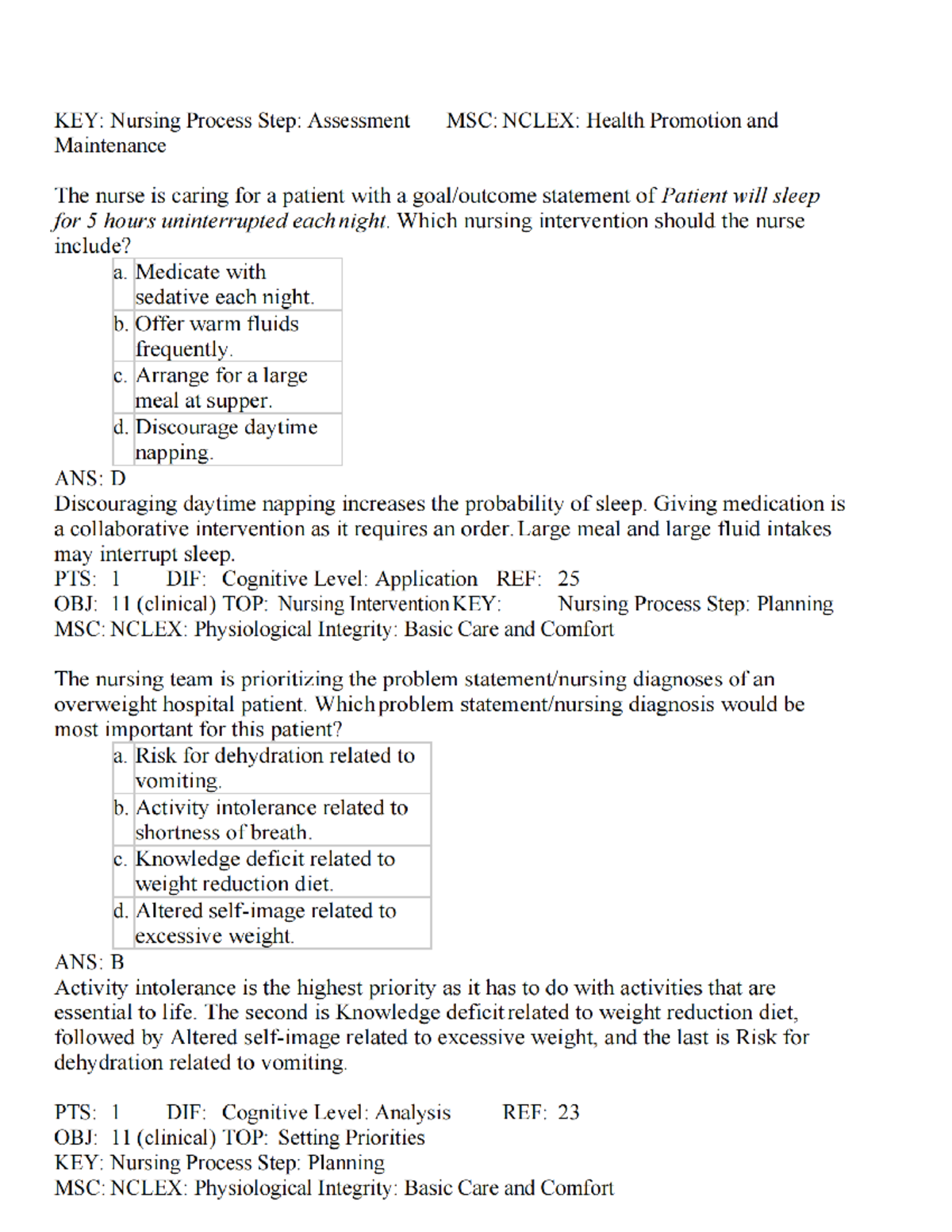 Nursing Process Steps: Assessment & Planning for NCLEX Success - Studocu