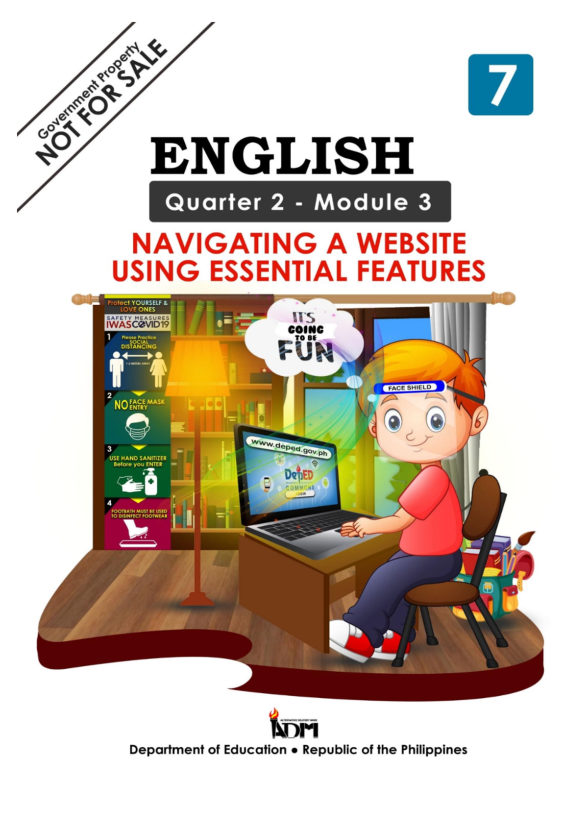 English 7 Q2 Module 3: Navigating Websites with Essential Features ...