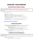 COMM1180 - UNSW Sydney - Value Creation - Studocu