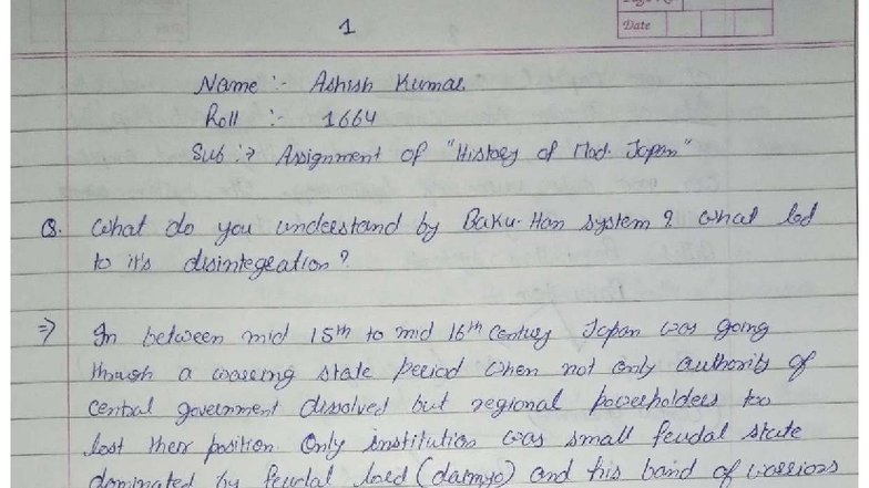 Japan Tokugawa Era: Analysis of Feudal Structures and Governance - Studocu