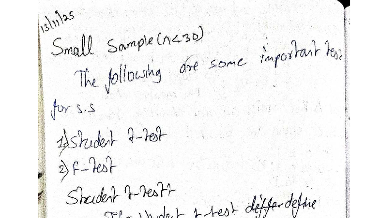 COSM 101 Unit 4 - Important Statistical Tests and Hypotheses - Studocu
