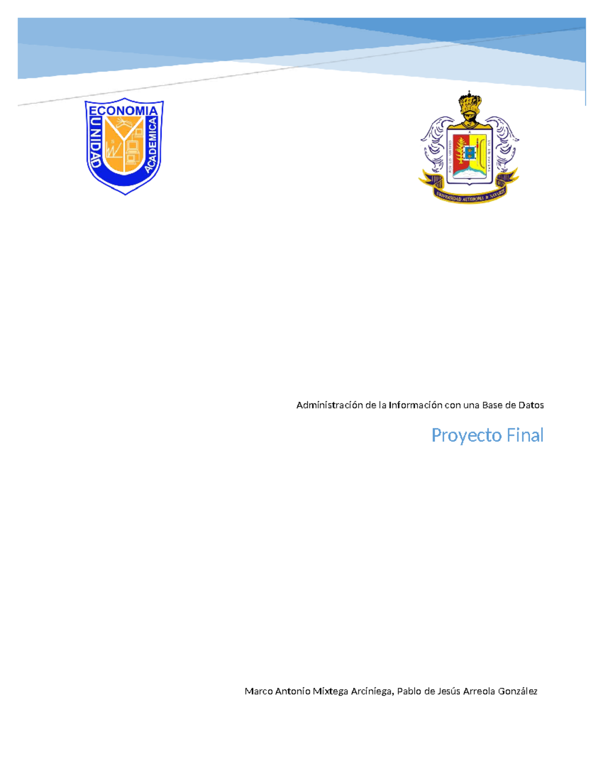 Administración de Inventario en Tienda de Ropa - Proyecto Final - Studocu