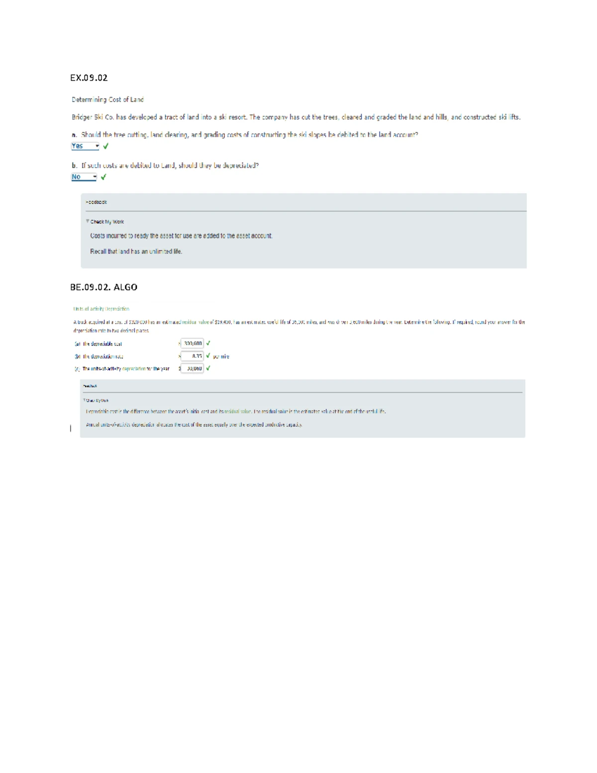 Module 5-2 Problem Set - BE.09. ALGO Impaired Goodwill and Amortization ...