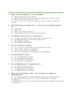 EMT Basic Scenario – Cardiovascular Emergencies – Scenario 1 - EMT ...