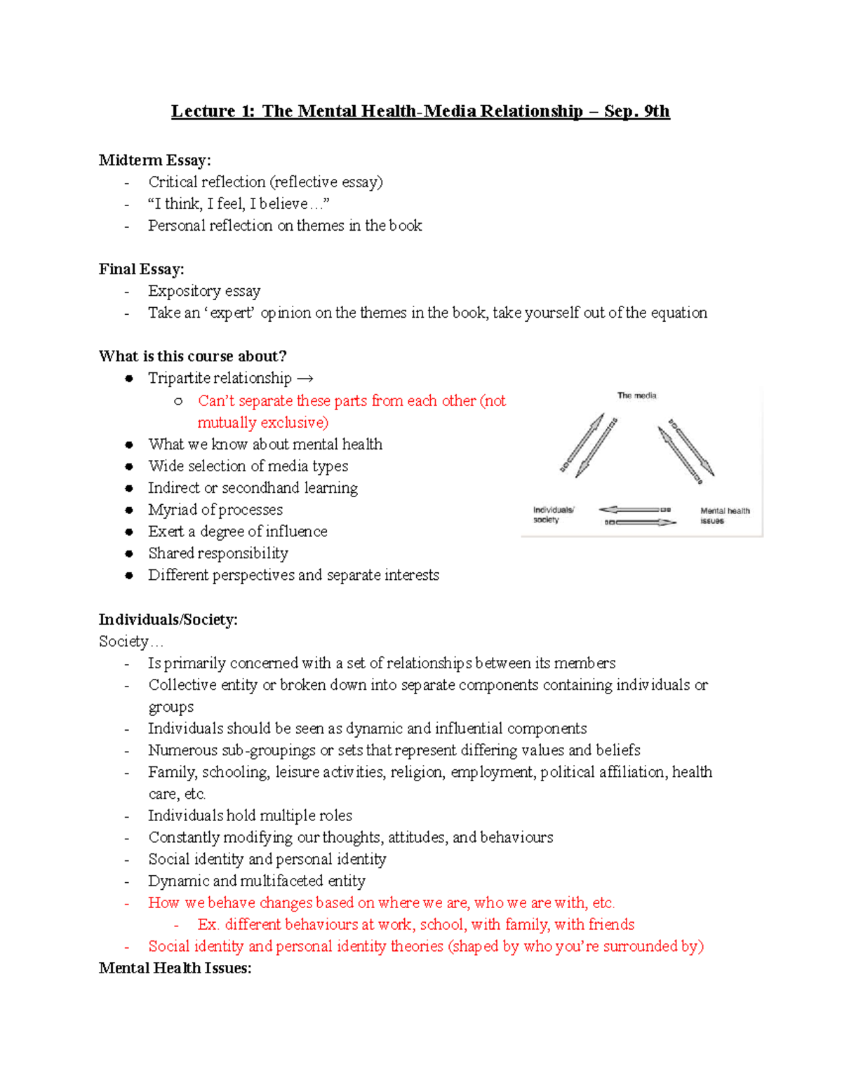 Lecture 1: The Complex Relationship Between Mental Health and Media ...