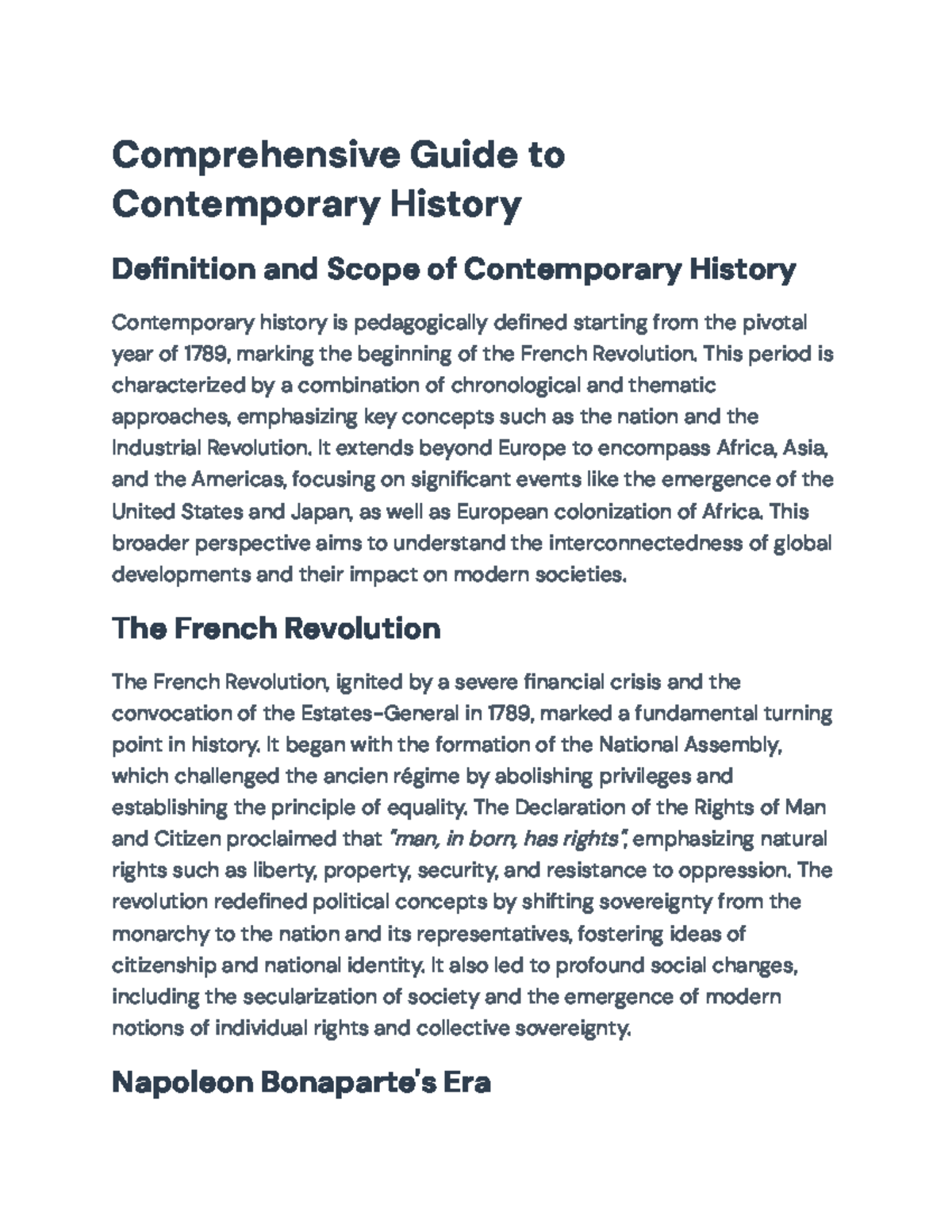 Comprehensive Overview of 19th Century Revolutions and Nationalism ...