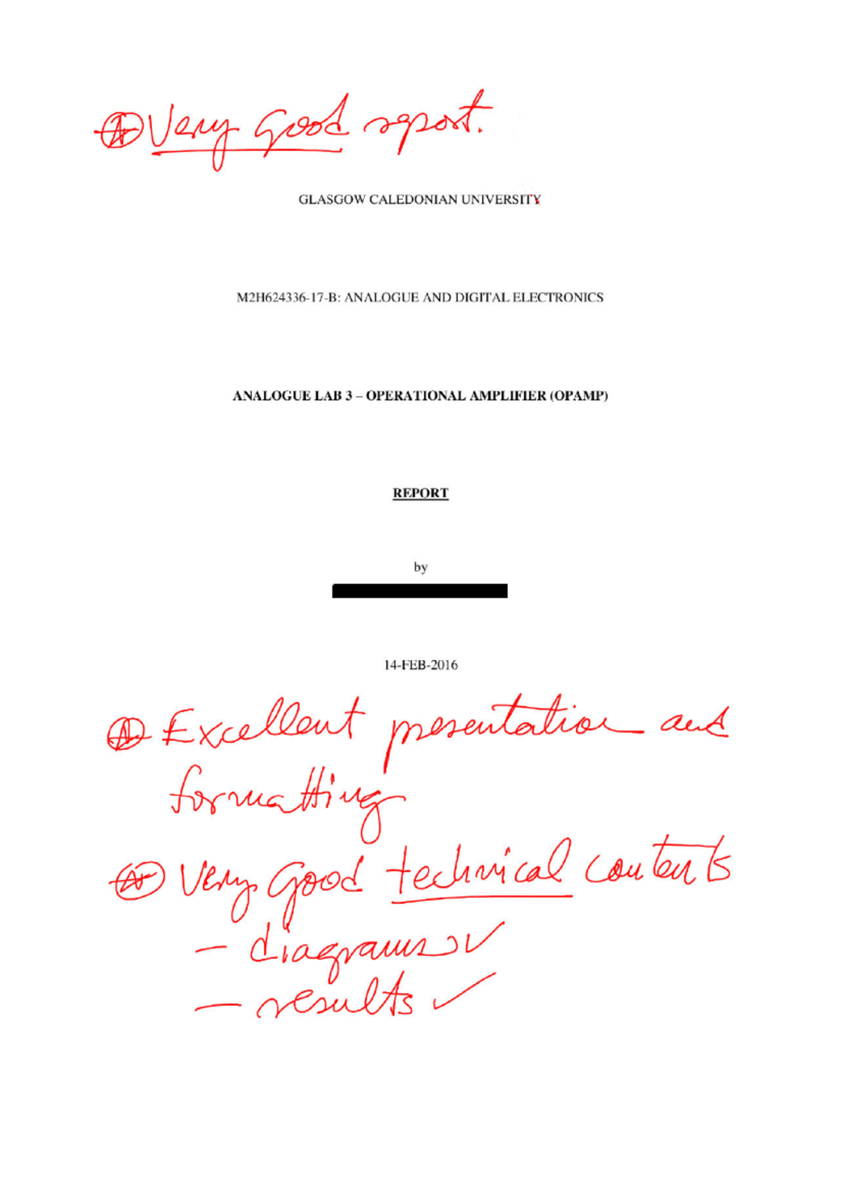 Lab Report Example: High-Quality Analysis and Presentation - Studocu