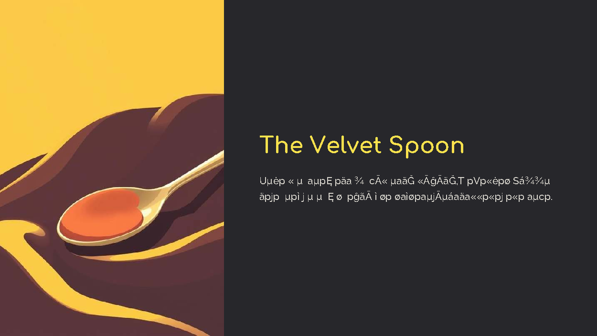 The Velvet Spoon - NTG Case Study on Design Elements - Studocu