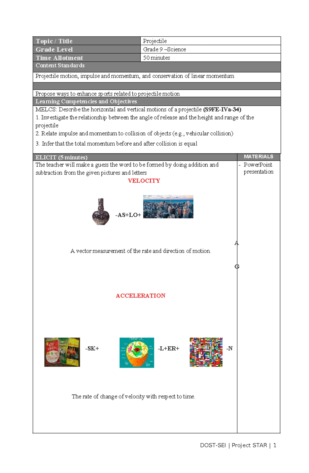 LE- Constellations - Final Exam Guide for Grade 9 Science - Studocu