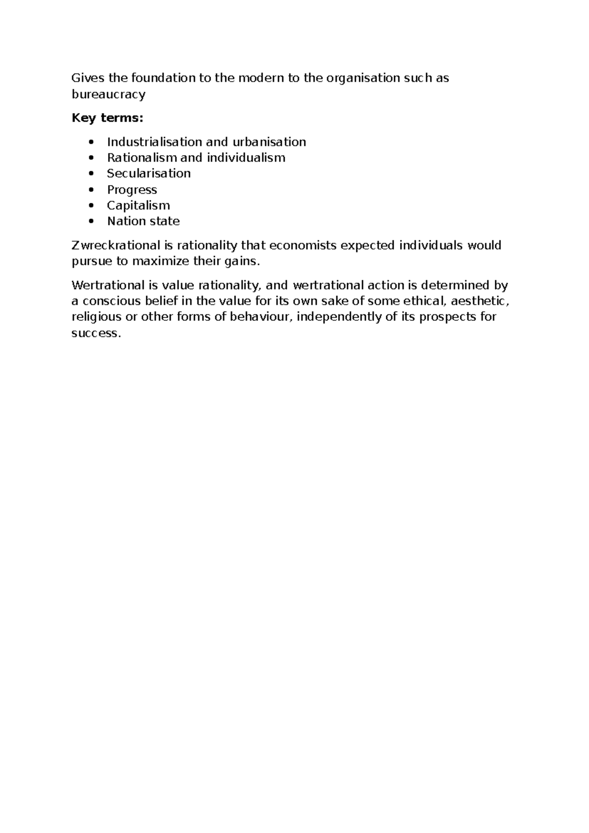 Lecture 2 brief notes - Gives the foundation to the modern to the ...