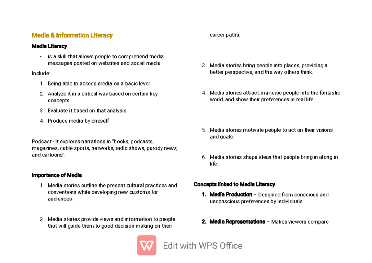 Media-Literacy-Lesson-1-and-2 - Media & Information Literacy Media ...