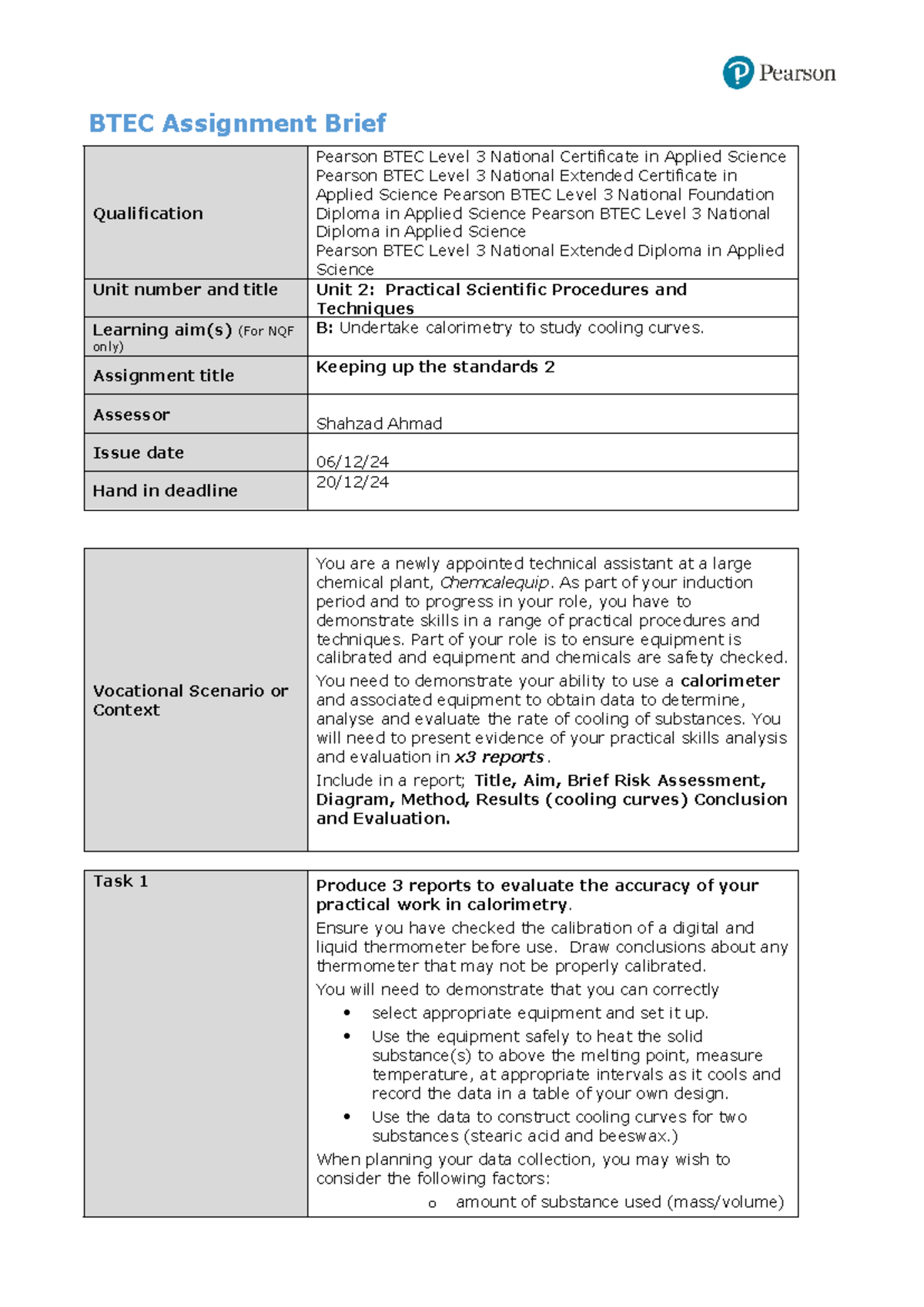 Unit 2B assignment new btec 2024 35 - BTEC Assignment Brief ...
