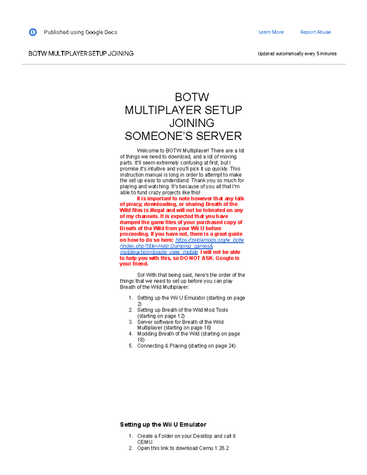 What Is This Thing - BOTW MULTIPLAYER SETUP JOINING SOMEONE’S SERVER ...