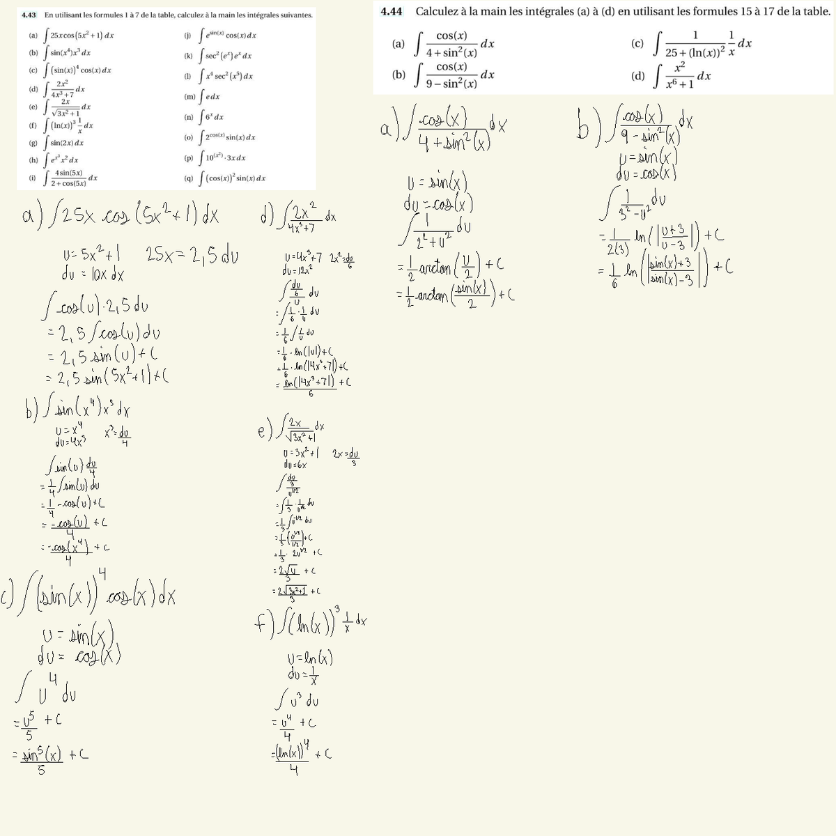 Calculus Notes: Integration Techniques and Applications (MATH 111 ...