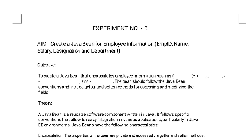 Java Bean and Node.js Utility Development Guide (CS101) - Studocu