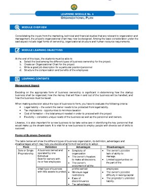 Module 3 Feasibility Study (Technical Aspect) 1 - PREPARING TECHNICAL ...