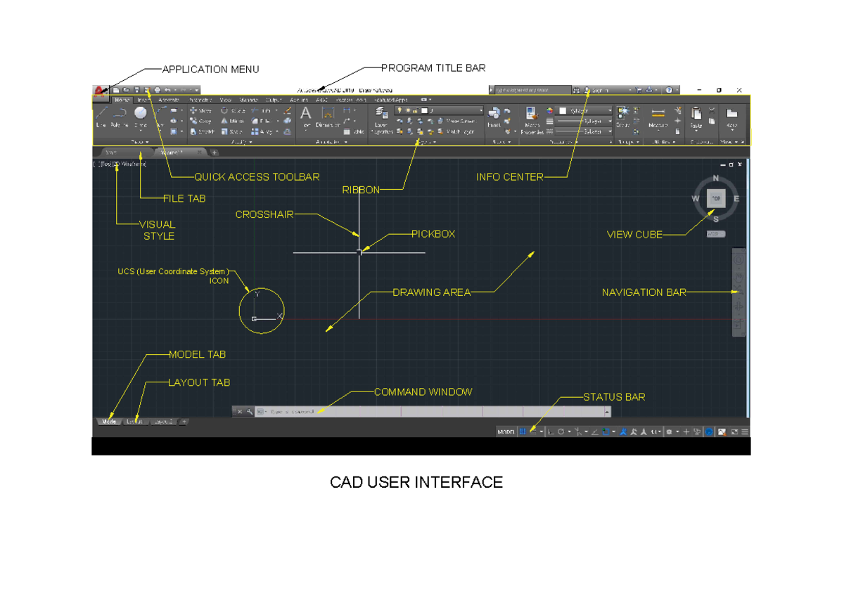 Cad-userinterface - CAD 211 - Civil Engineering - CAD USER INTERFACE ...