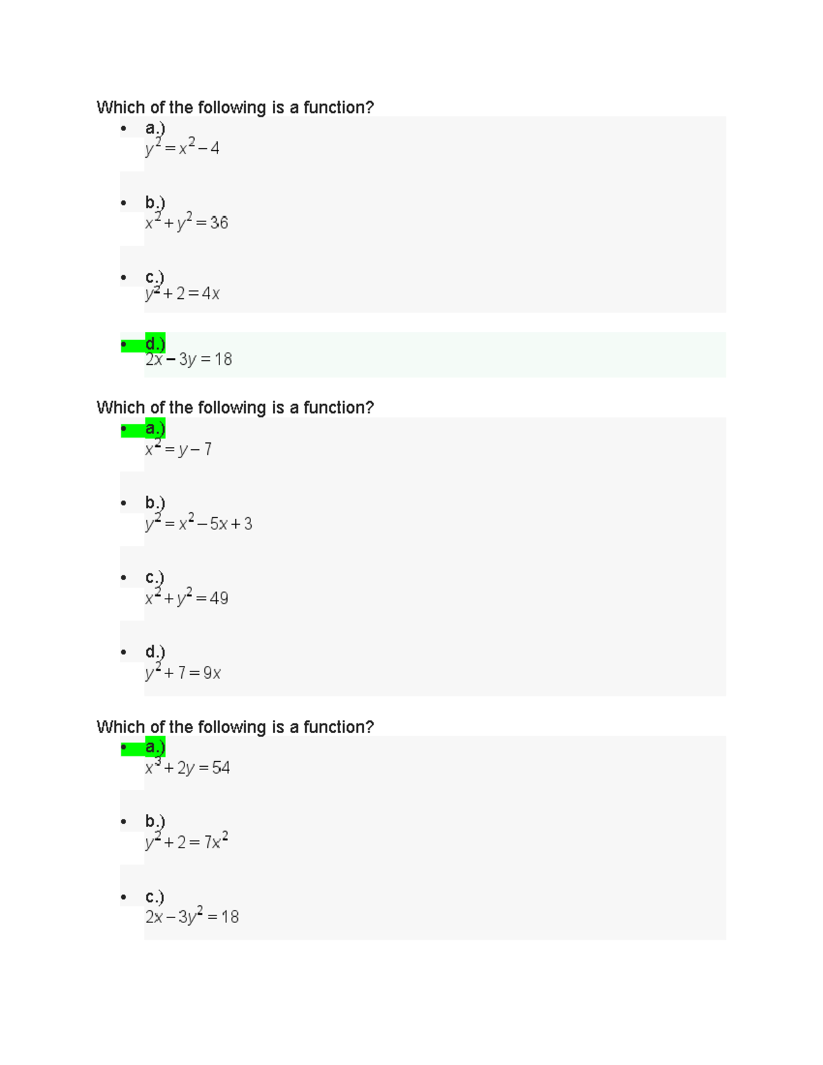 Calculus Unit-1 Challenge: Identifying Functions and Graphs - Studocu