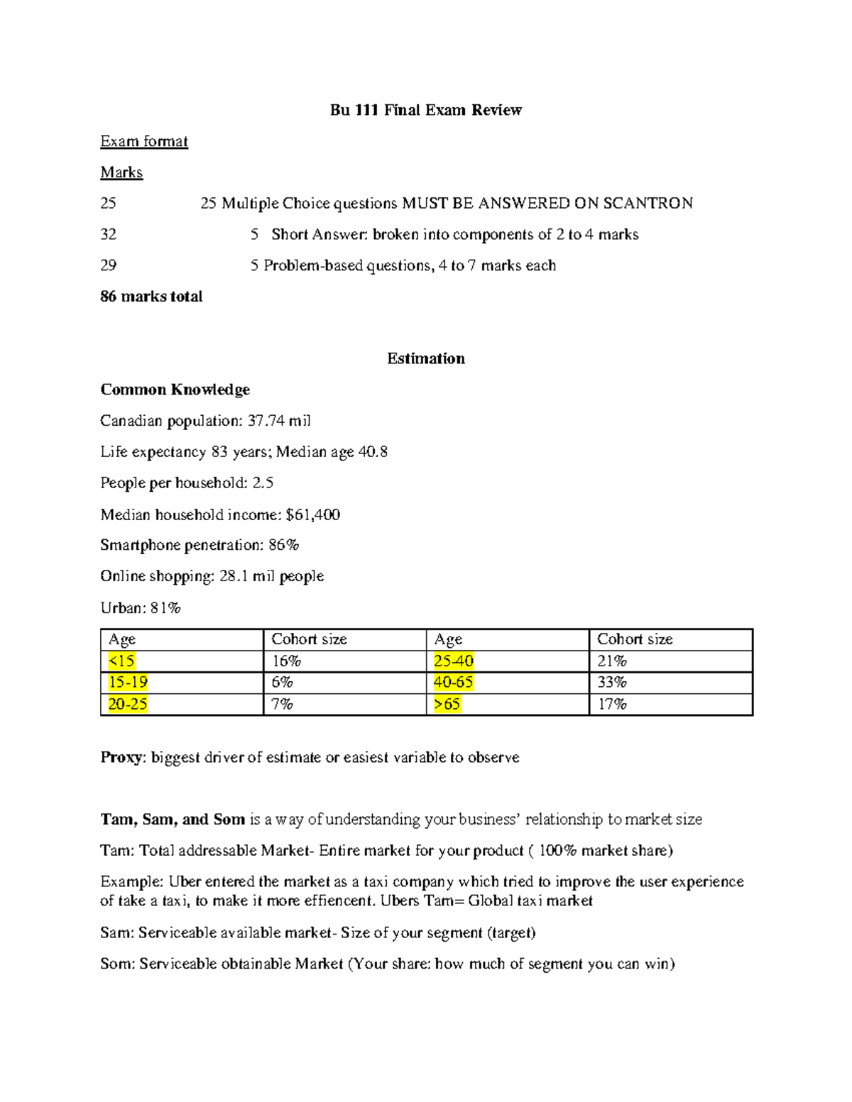 Bu111 Final Exam Study Guide: Key Concepts & Review - Studocu