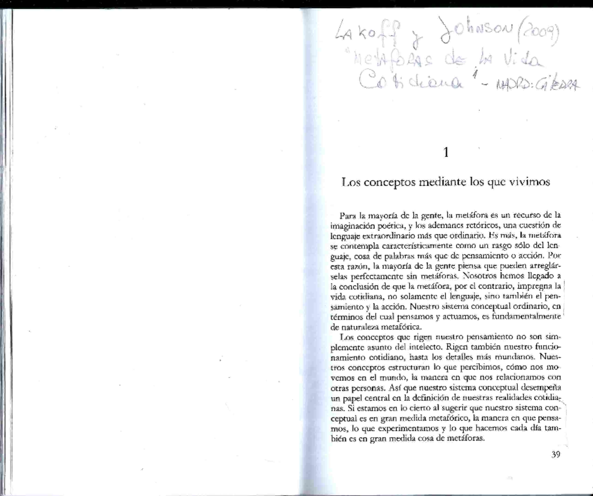 Lakoff y Johnson metaforas 0001 - Los conceptos mediante los que ...