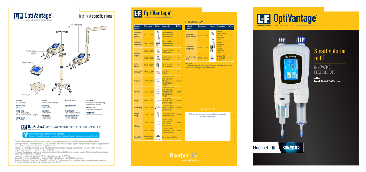 Brochure optivantage b 05 - Medical Devices References Picture ...