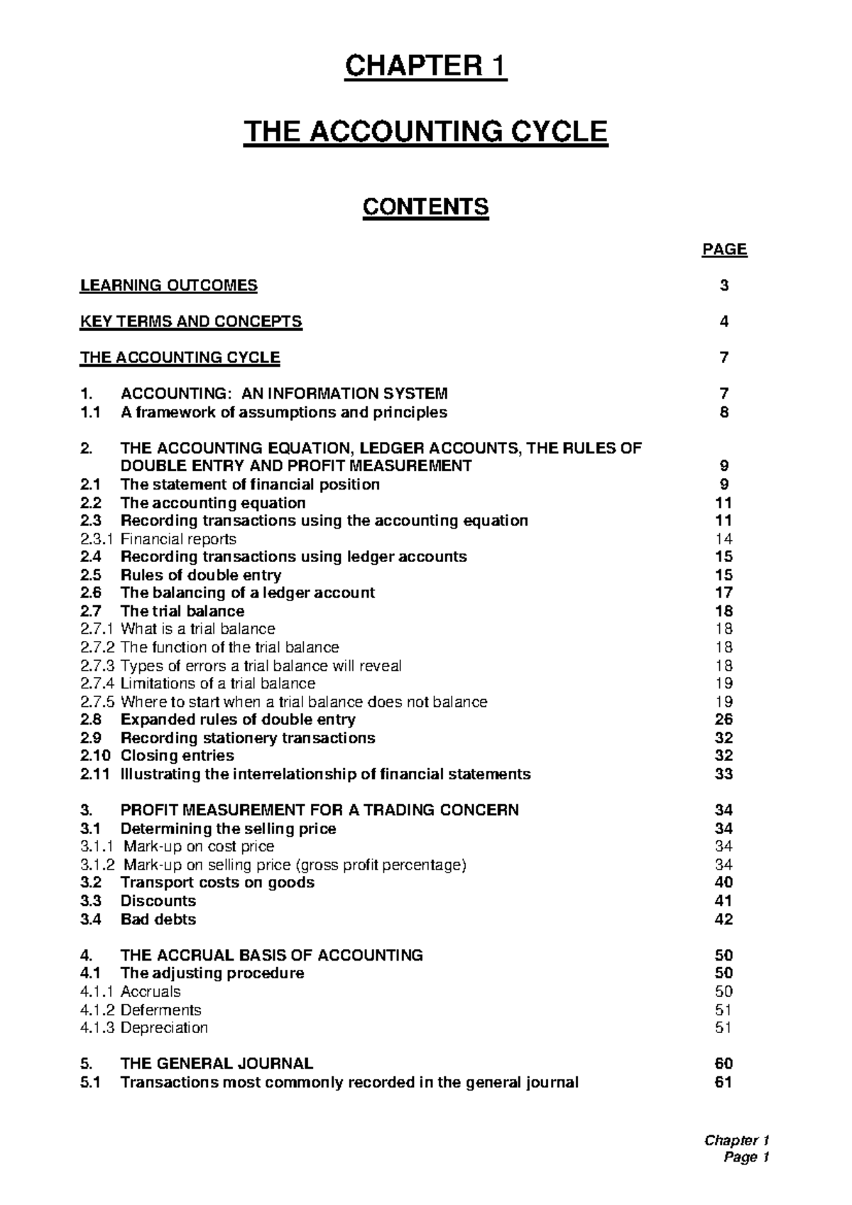 Introductory Accounting 2025 Chapter 1 Overview and Key Concepts - Studocu