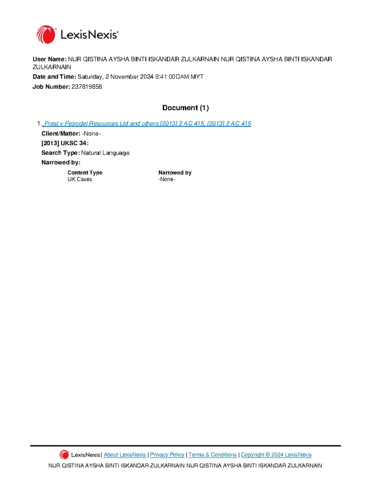 Prest v Petrodel Resources Ltd and others [2013 ] 2 AC 4 - | About ...