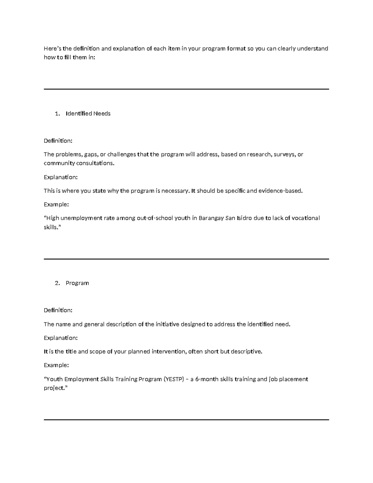Program Format - Module: Understanding Key Components - Studocu
