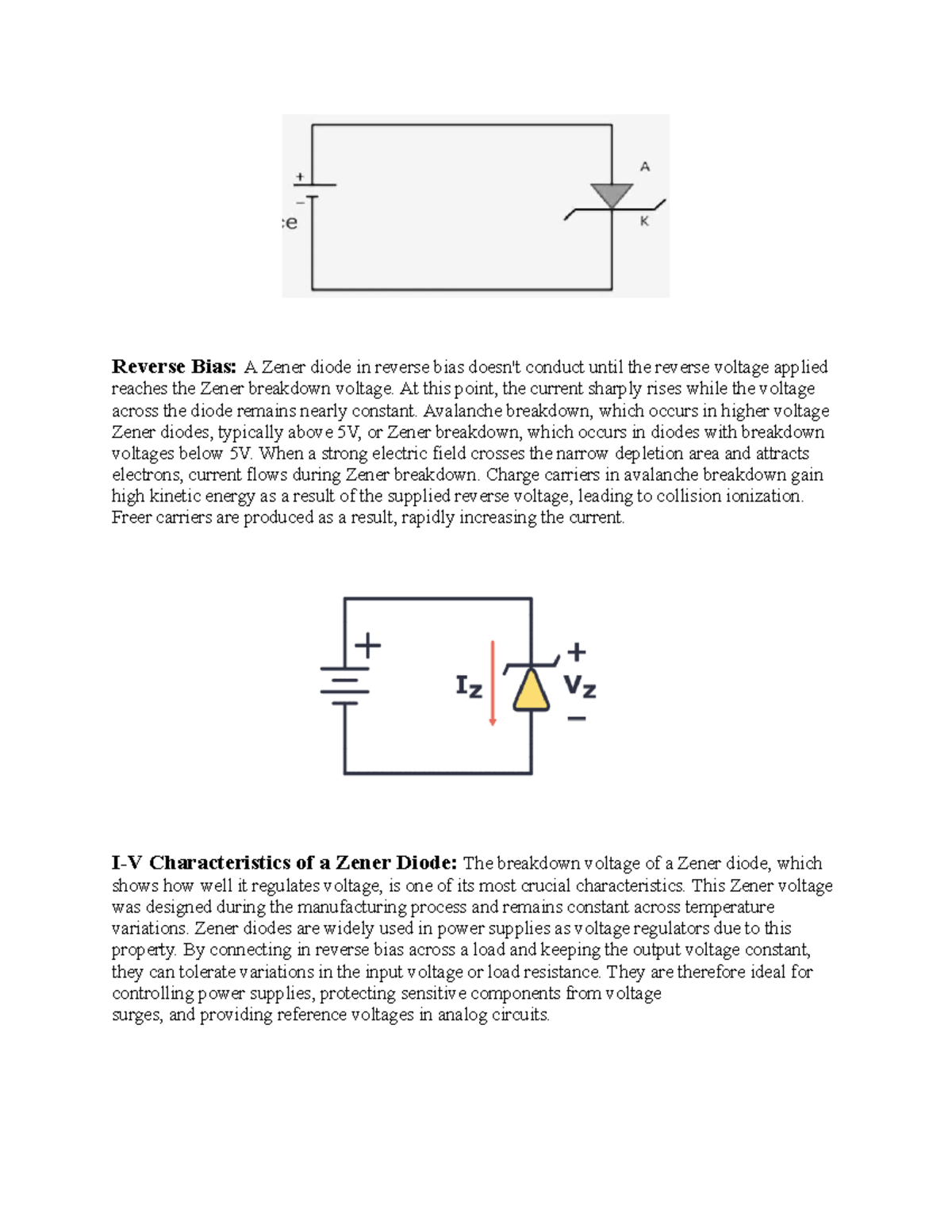 251-Lab-03: Zener Diode Reverse Bias Characteristics and Applications ...