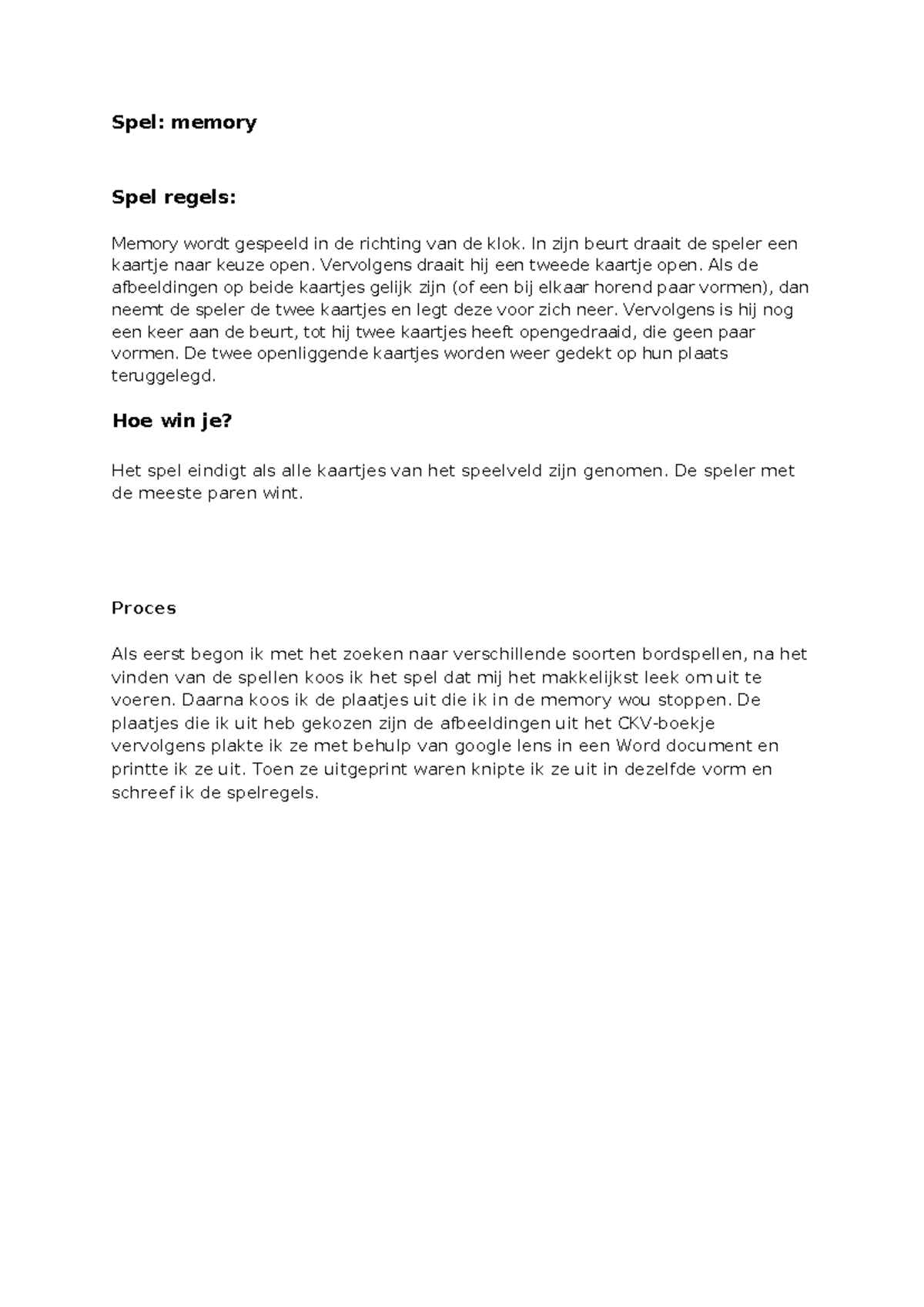 Spelregels voor Memory Spel: Instructies en Win Strategieën - Studeersnel