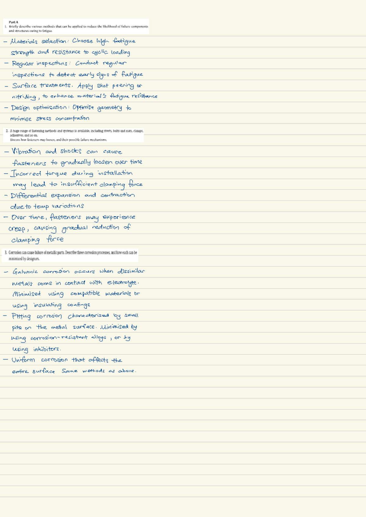 Tutorial 1 - Physics of Failure: Material Selection & Fatigue ...