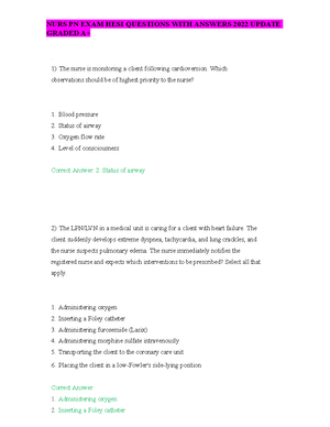 Ahip final exam test questions and answers 2022 2023 verified answers ...