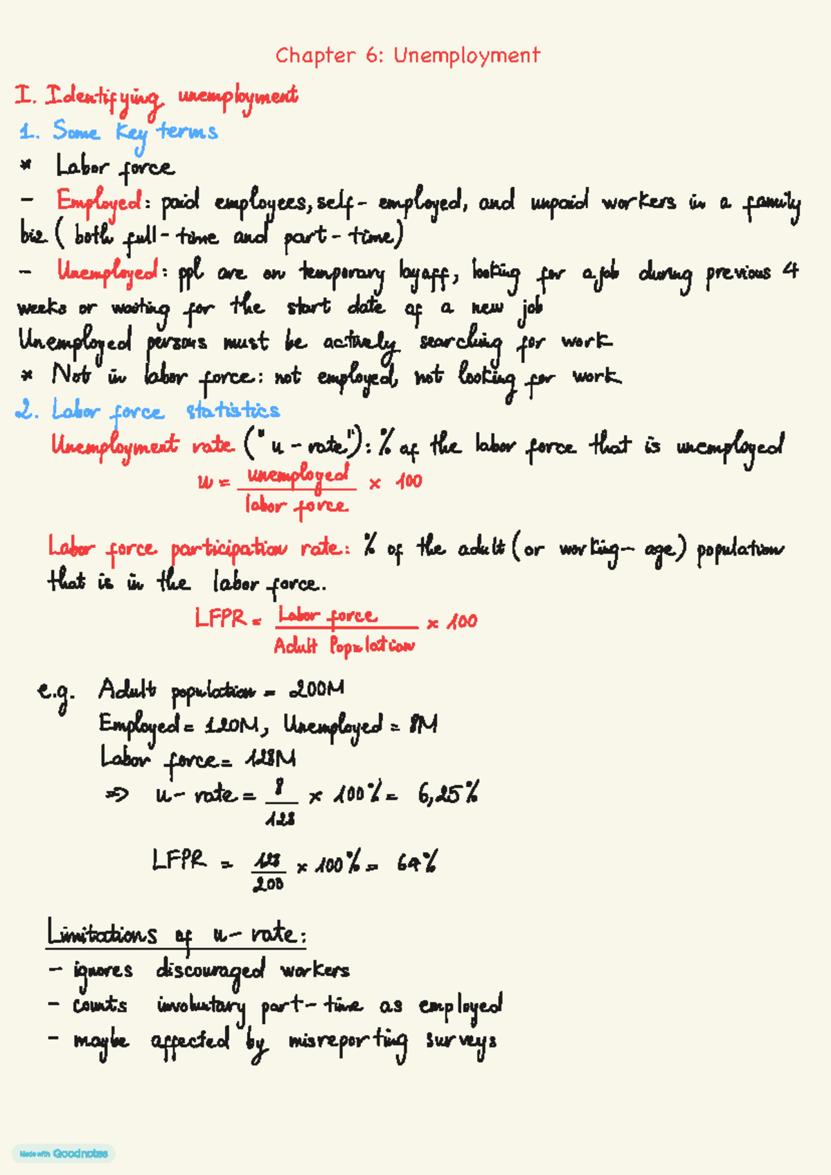 Chapter 6: Unemployment Analysis in Principles of Macroeconomics - Studocu