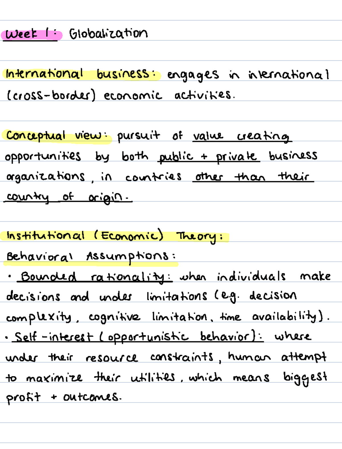 IB Lecture 1: Understanding Globalization and International Business ...