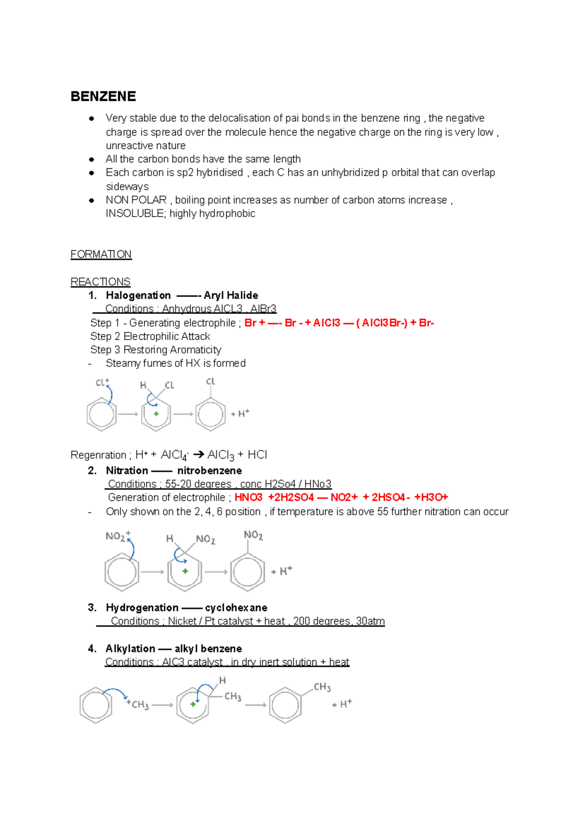 A2 9701 CHEM Final Exam Notes on Benzene, Phenols, and Amines - Studocu