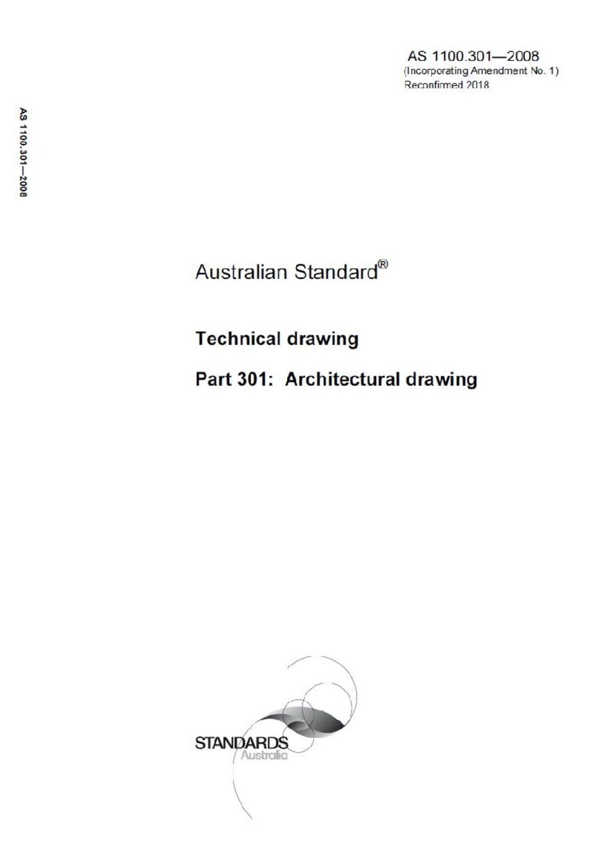 AS 1100.301: Architectural Drawing Standards (Amendment No. 1) - Studocu
