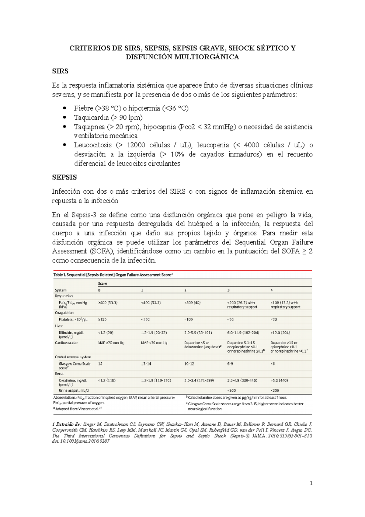 Criterios de SIRS y Sepsis Grave: Guía para Diagnóstico y Tratamiento ...